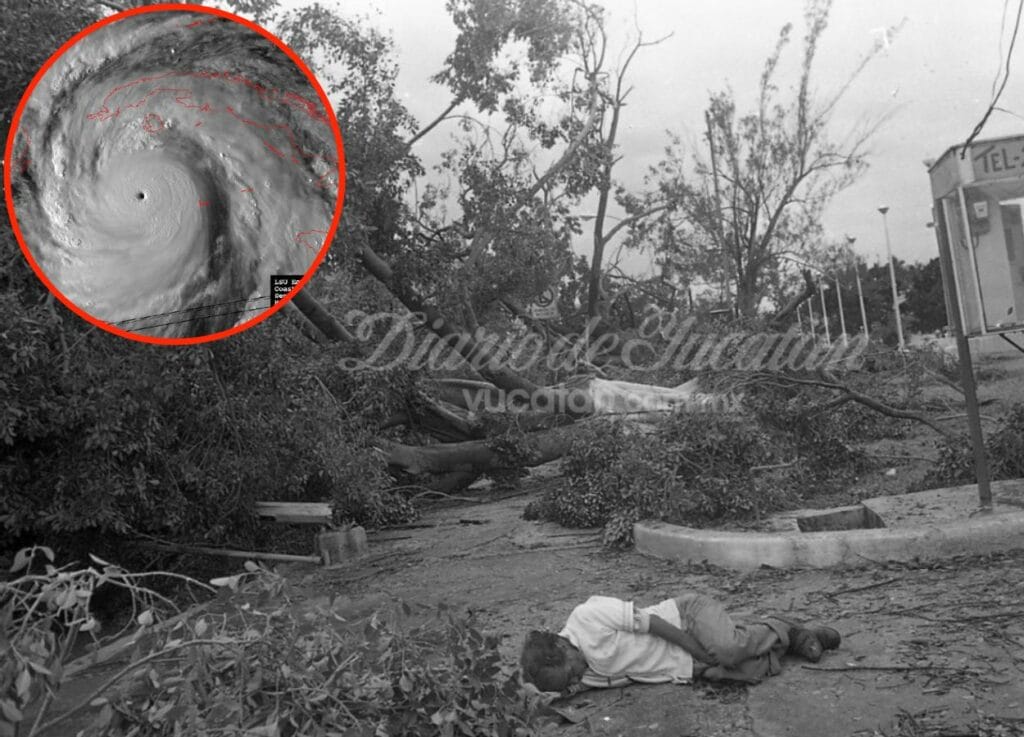 A 35 años del devastador 'huracán del siglo', Gilberto en Yucatán
