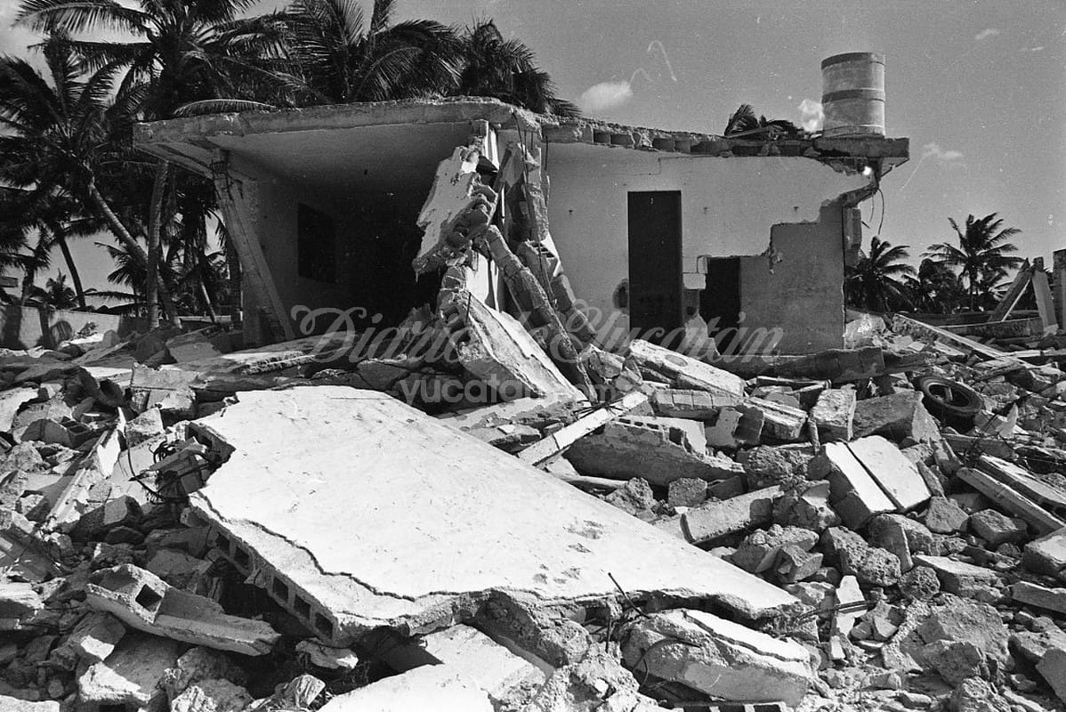 A 35 años del devastador 'huracán del siglo', Gilberto en Yucatán