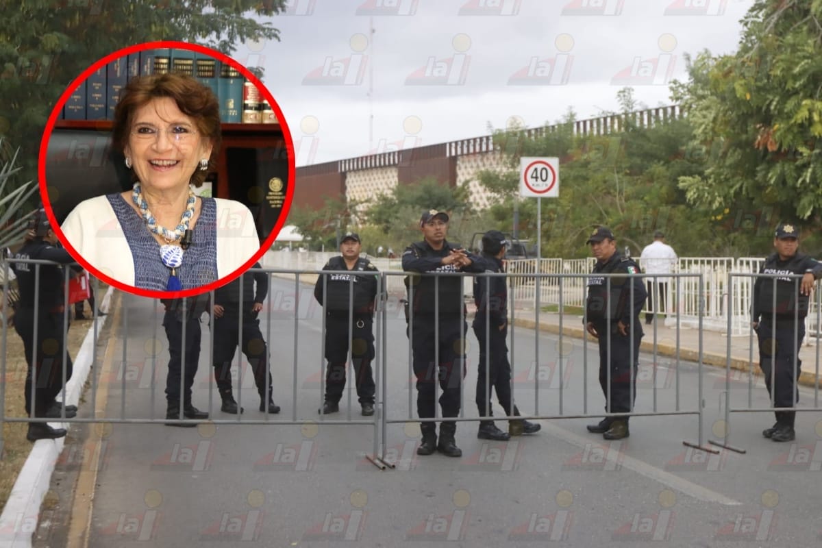 María Fritz Sierra llega a Mérida para el informe de Gobierno