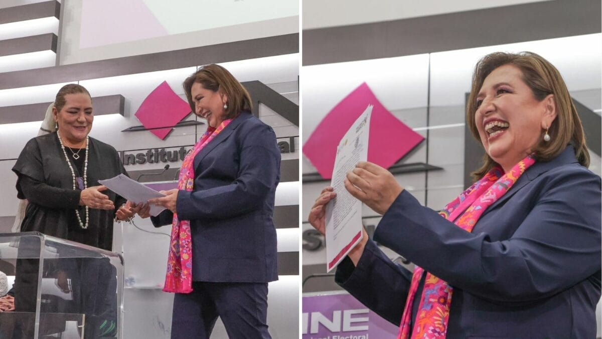 Xóchitl Gálvez se registró como candidata a la presidenta