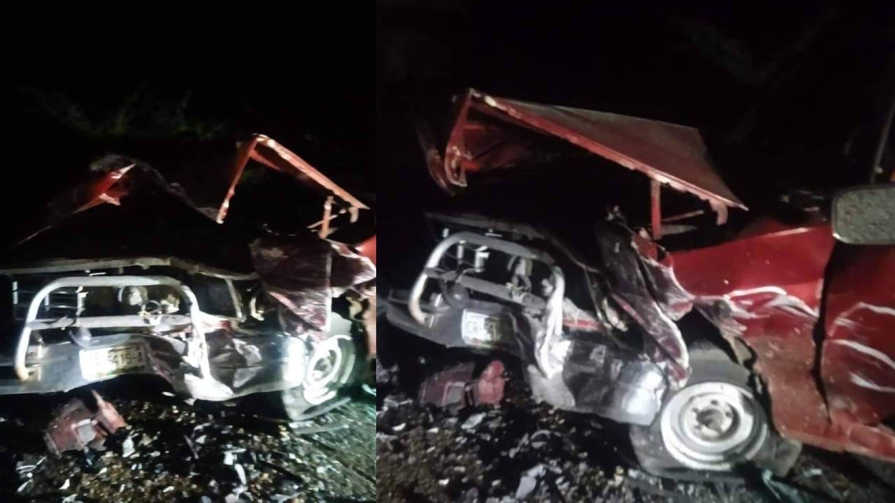 Encontronazo entre dos camioneta deja dos lesionados de gravedad en la ...