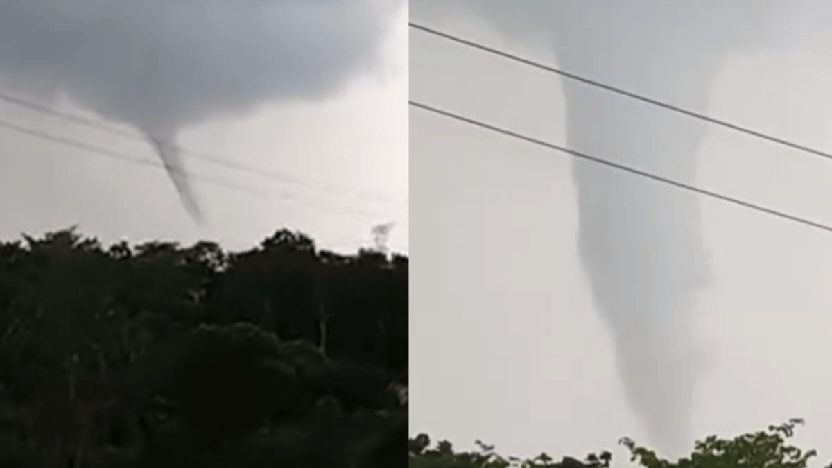 ¿Captan tornado en Campeche? Video causa revuelo